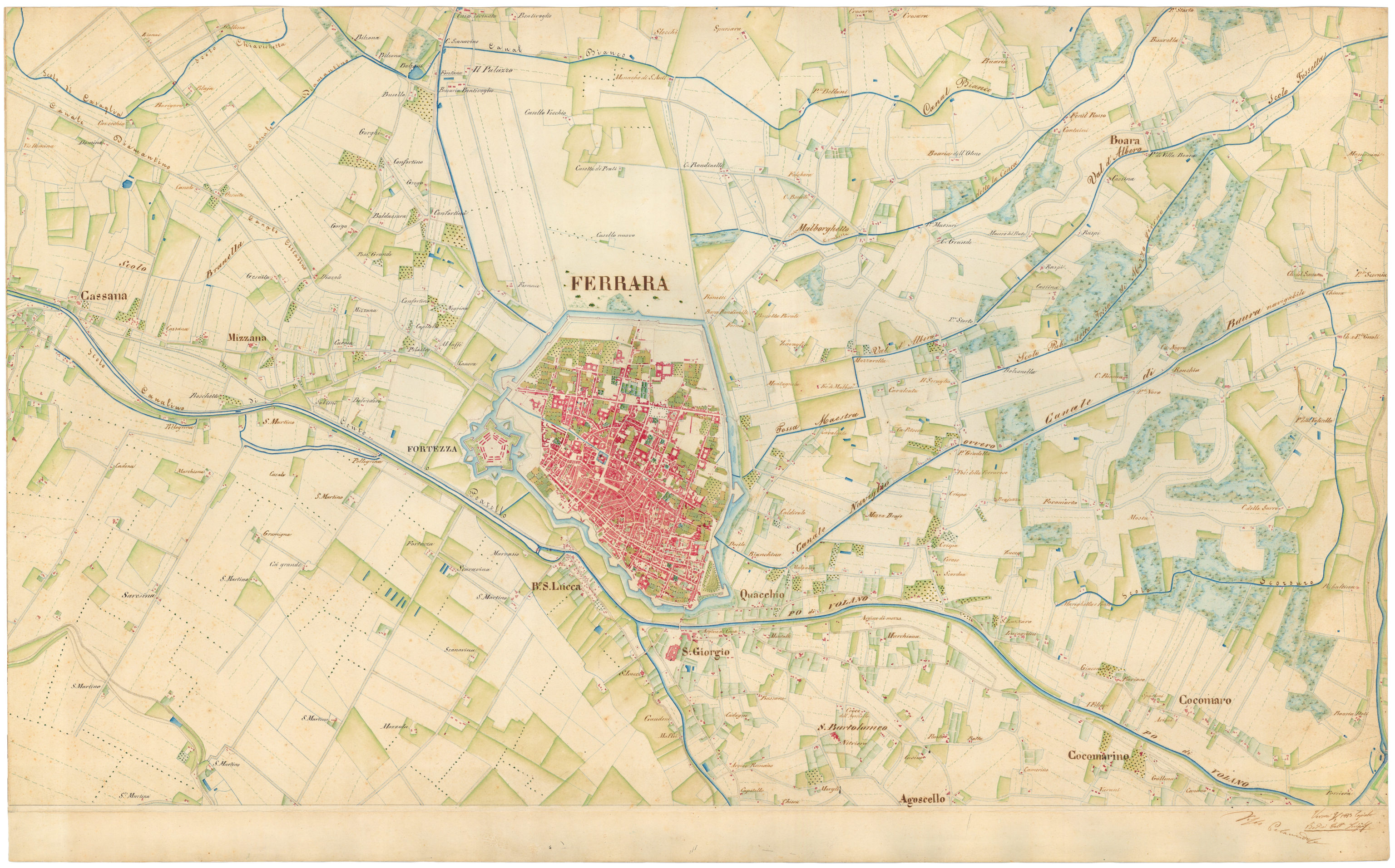 La cartografia storica del fiume Po è stata digitalizzata ed è ...